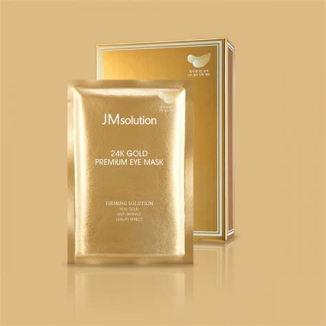JM Solution 24K Gold Premium Eye Mask Патчи укрепляющие с золотом JM ...