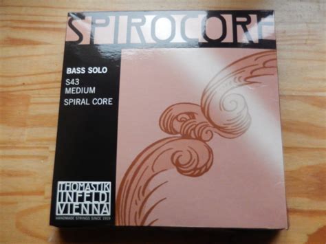 Spirocore Solo cordes contrebasse Thomastik Infeld - Audiofanzine