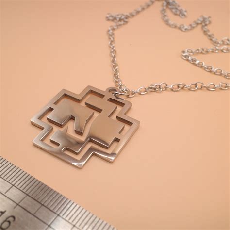 Rammstein Logo Necklace - Etsy