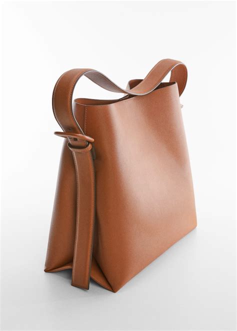 Shopper bag with buckle - Woman | Mango Sweden