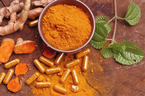 Premium Photo | Turmeric capsule