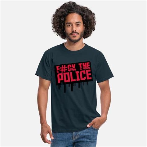 Fuck The Police Graffiti Stempel Männer T-Shirt | Spreadshirt