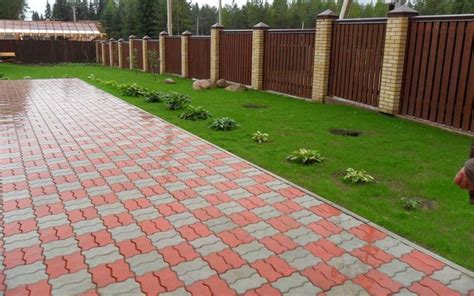 Тротуарная плитка для дорожек на даче: 80 лучших идей для дома