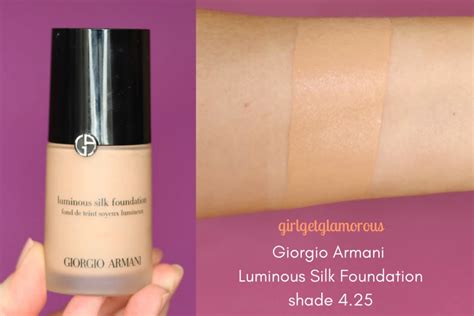Giorgio Armani Luminous Silk Foundation | Review + Photos of Shade 4.25 ...