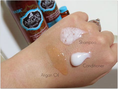 Sparkle Me Pink: Hask Hair Products : Argan and Keratin Hair Care Review