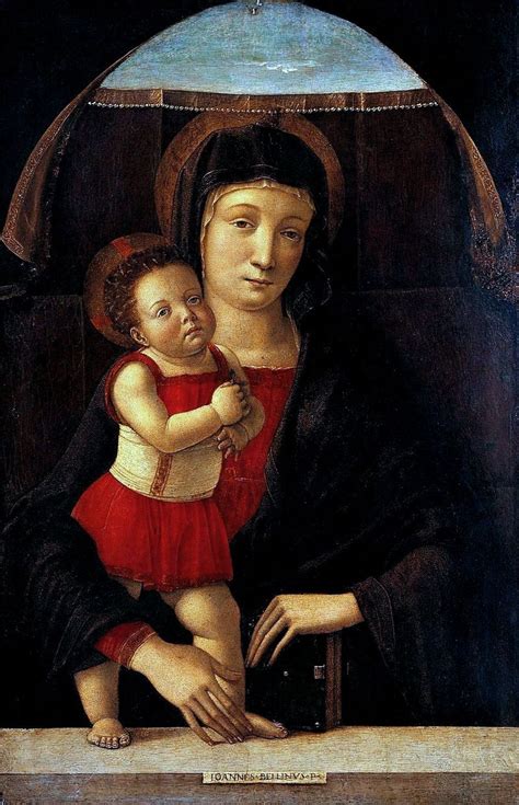 Giovanni Bellini - Madonna col Bambino (Pavia) -1450-1460 - Pinacoteca ...