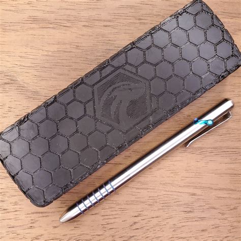 Titanium EDC Bolt Action Pen V3 Freedom Series #0013 – Honey Badger Arsenal
