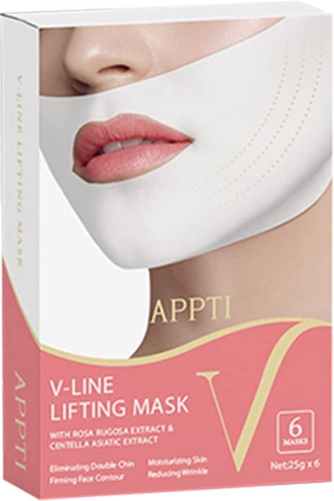 APPTI V Line Lifting Mask, Double Chin Reducer V Shaped Face Mask ...