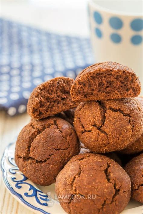 Шоколадное песочное печенье с корицей » Женский Мир