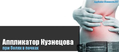 Аппликатор Кузнецова при болях в почках