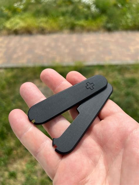 Victorinox 91mm/91mm Plus G10 Scales Black - Etsy