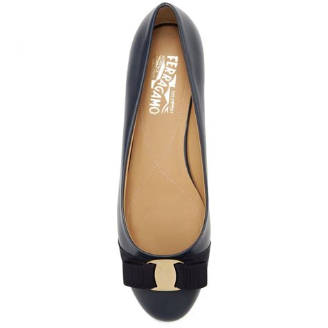 Балетки Salvatore Ferragamo 574177 NEW VIT RUBE OXFORDBLUE купить в ...