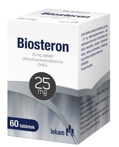 BIOSTERON 25 MG - 60 TABLETEK DHEA - 9269622902 - oficjalne archiwum ...