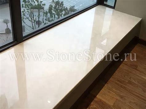 Подоконник из искусственного камня Corian White Jasmine: купить по цене ...