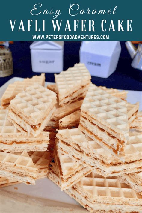 Wafer Cake with Dulce de Leche - Peter's Food Adventures