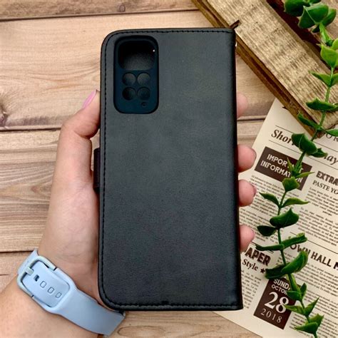 کیف گوشی Redmi Note 11 4G / Redmi Note 11S شیائومی چرم مگنتی جاکارتی ...