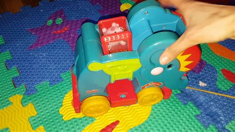 Музичний слоник каталка Fisher Price - YouTube