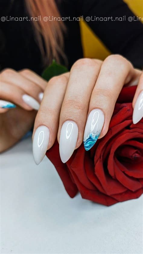 Дизайн ногтей мрамор 😍 | Дизайнерские ногти, Гелевые ногти, Живописные ...