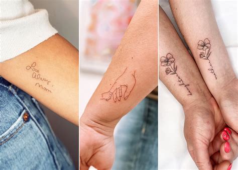 50+ Tatuajes Madre e Hija # Diseños delicados, bonitos y emotivos