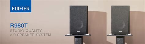 Amazon.com: Edifier R980T 4" Active Bookshelf Speakers - 2.0 Computer ...