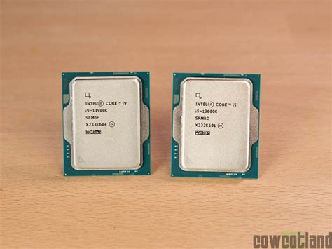 Test processeurs Intel Core i5-13600K et Core i9-13900K : l'un d'eux ...