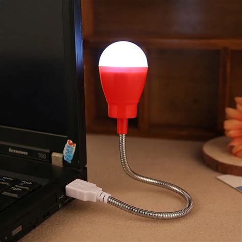 USB power ed шариковый светодиодный светильник с металлической гибкой ...