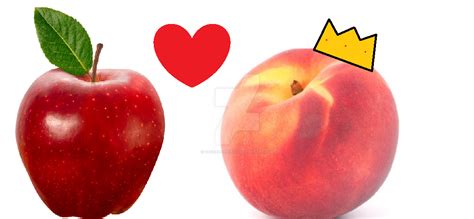 Apple And Peach by officerapple247 on DeviantArt