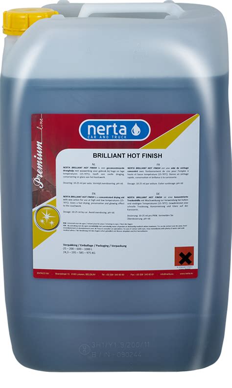 BRILLIANT HOT FINISH - Nerta Czech Republic > Profesionální čisticí ...
