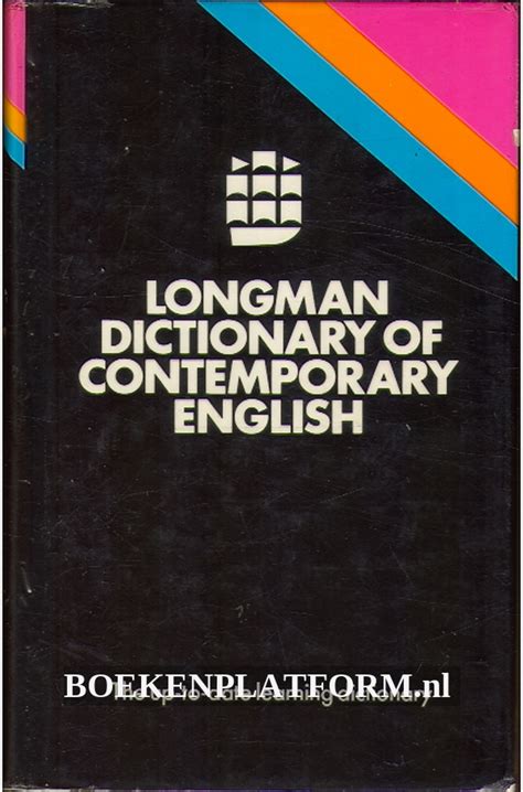 Longman Dictionary of Contemporary English | BoekenPlatform.nl