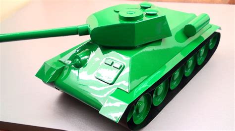 Модель Т-34-85 своими руками из бумаги