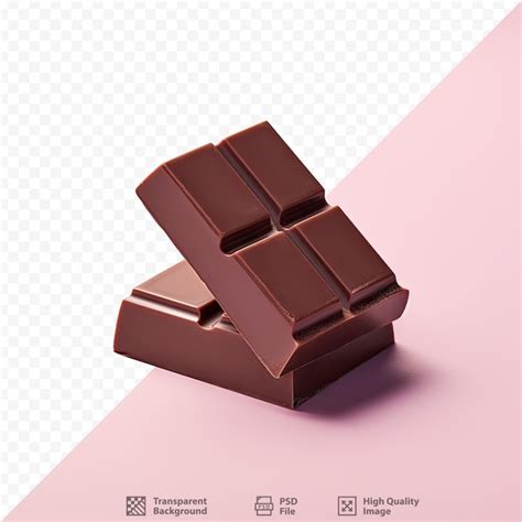 Une Barre De Chocolat Est Faite De Chocolat. | PSD Premium