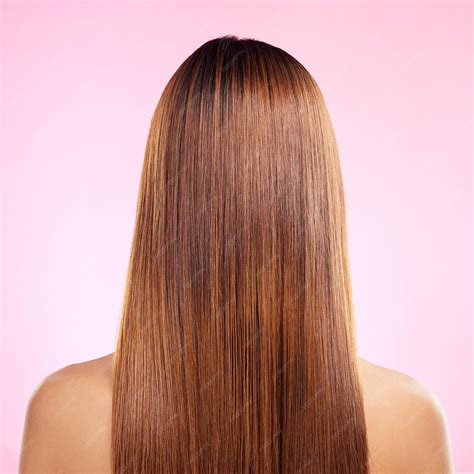 Premium Photo | Beauty hair and back of woman in studio for shampoo ...
