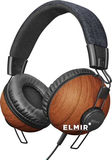 Наушники Trust Noma Headphones Denim Wood (22637) купить | ELMIR - цена ...
