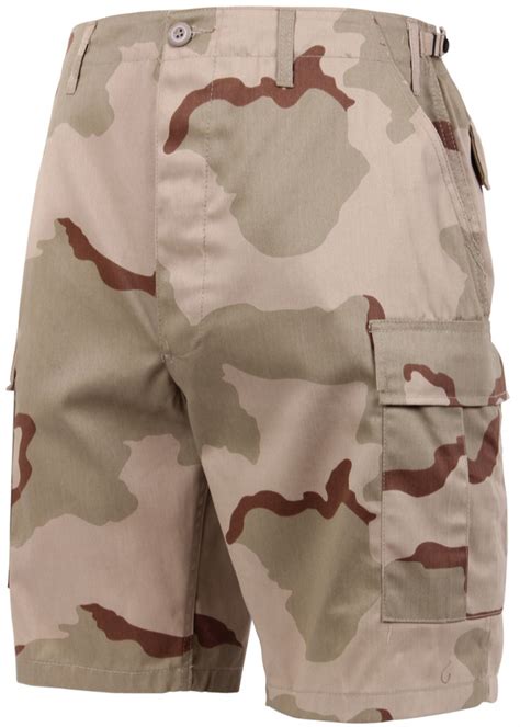 Шорты карго трехцветный пустынный камуфляж Rothco BDU Short Tri-Color ...