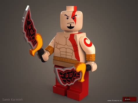 Legosaurus — God of War Lego Created by Samir Karmieh