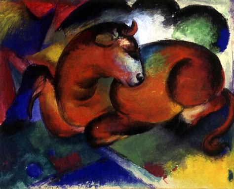 Красный бычок — Франц Марк [Franz Marc]