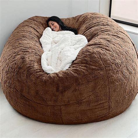 Amazon.com: Giant Bean Bag Chair, Adult Beanbag Chair 5ft /6ft /7ft ...