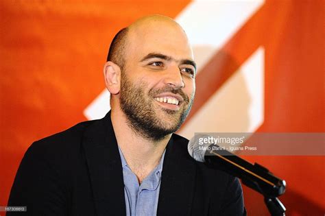 Roberto Saviano presents latest book 'ZeroZeroZero' on April 22, 2013 ...