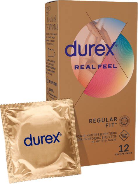 Презервативы из синтетического латекса с силиконовой смазкой Durex Real ...