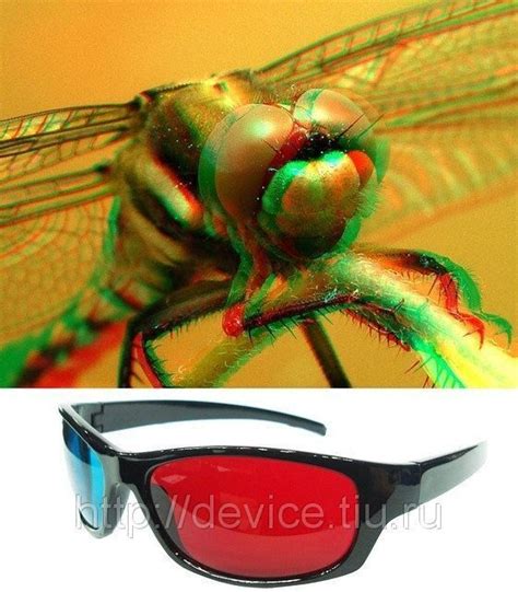 Пластиковые 3D очки анаглиф