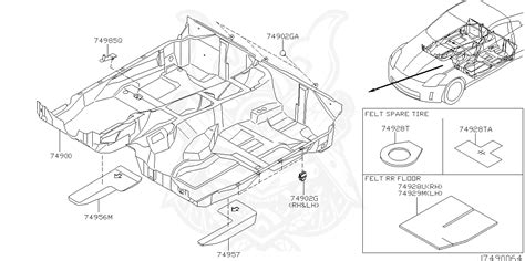 74985-40U00 - Nissan - Bracket, Carpet Front - Nengun Performance