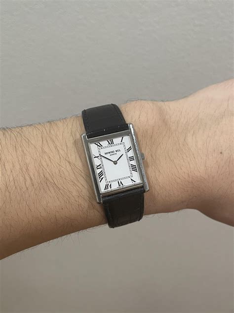 [Raymond Weil 5768] A beautiful Tank homage : r/Watches