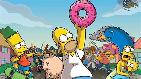 2560x1024 Resolution The Simpsons on Run 2560x1024 Resolution Wallpaper ...