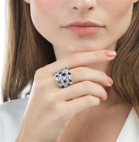 Серебряное кольцо с фианитами SUNLIGHT S60205-K9W-01: белое серебро 925 ...