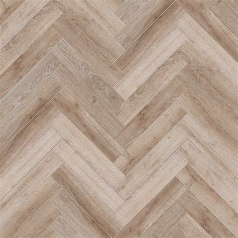 Кварц-винил SPC CronaFloor Herringbone Дуб Лилль 640х128х4,5мм 42кл ...
