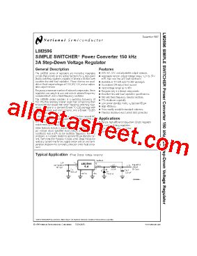 LM2596T-ADJ Datasheet(PDF) - National Semiconductor (TI)