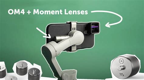 OM4 (Osmo Mobile 4) + Moment M-Series Lenses - YouTube