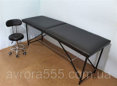 Кушетка Эконом + тележка косметологическая + стул мастера со спинкой ...