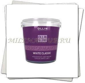 Купить Ollin Blond Performance Классический осветляющий порошок белого ...