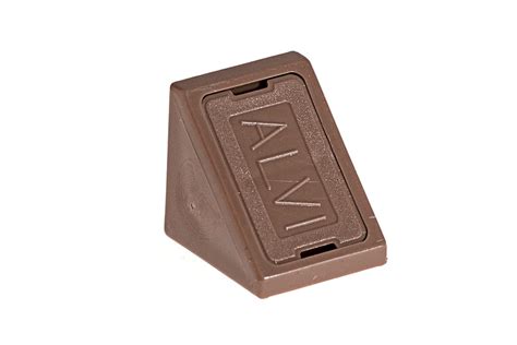 Мебельные уголки ELEMENT пластик, с шурупом, орех, 6 шт 078920 ...